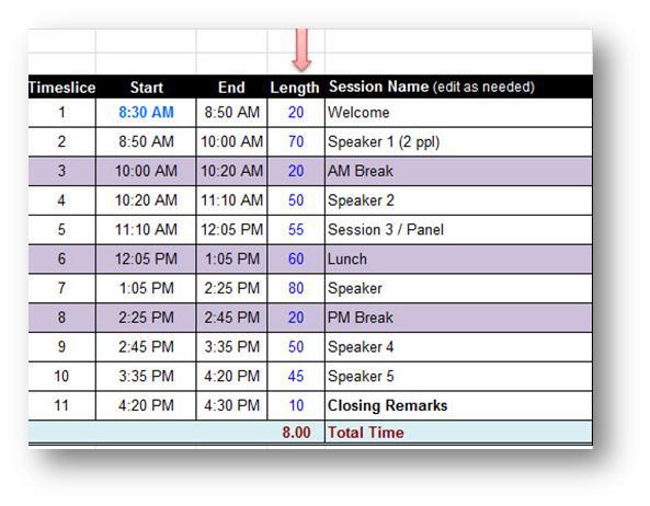 How d They Do That Create A Meeting Agenda Tool That Calculates Start 
